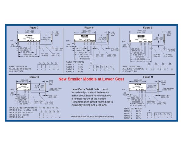 Caddock 1776 Voltage Divider Series | Rhopoint Components