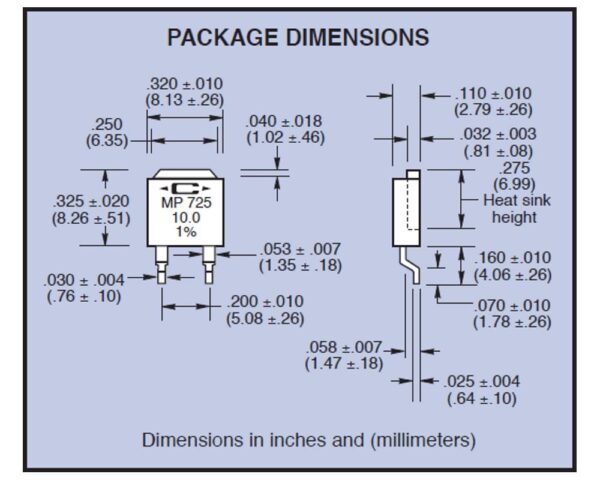 Caddock MP725 Resistor Series | Rhopoint Components
