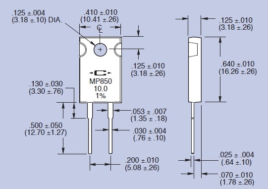 Caddock MP850 Resistor Series | Rhopoint Components