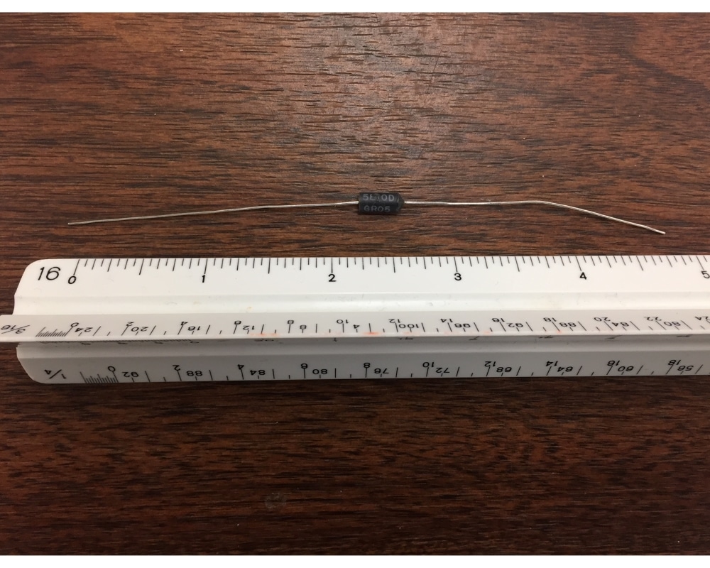 General Resistance 5E10 Mini-Ohm Axial Wirewound Precision Resistor