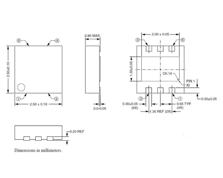 NVE ADT001-10E TMR Magnetic Sensor | Rhopoint Components
