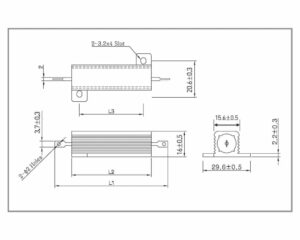 RARA RH50 Inductive Resistor Series - Rhopoint Components