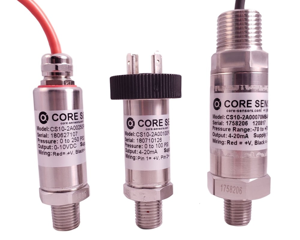 Core Sensors CS10 Industrial Pressure Transducer Series | Rhopoint