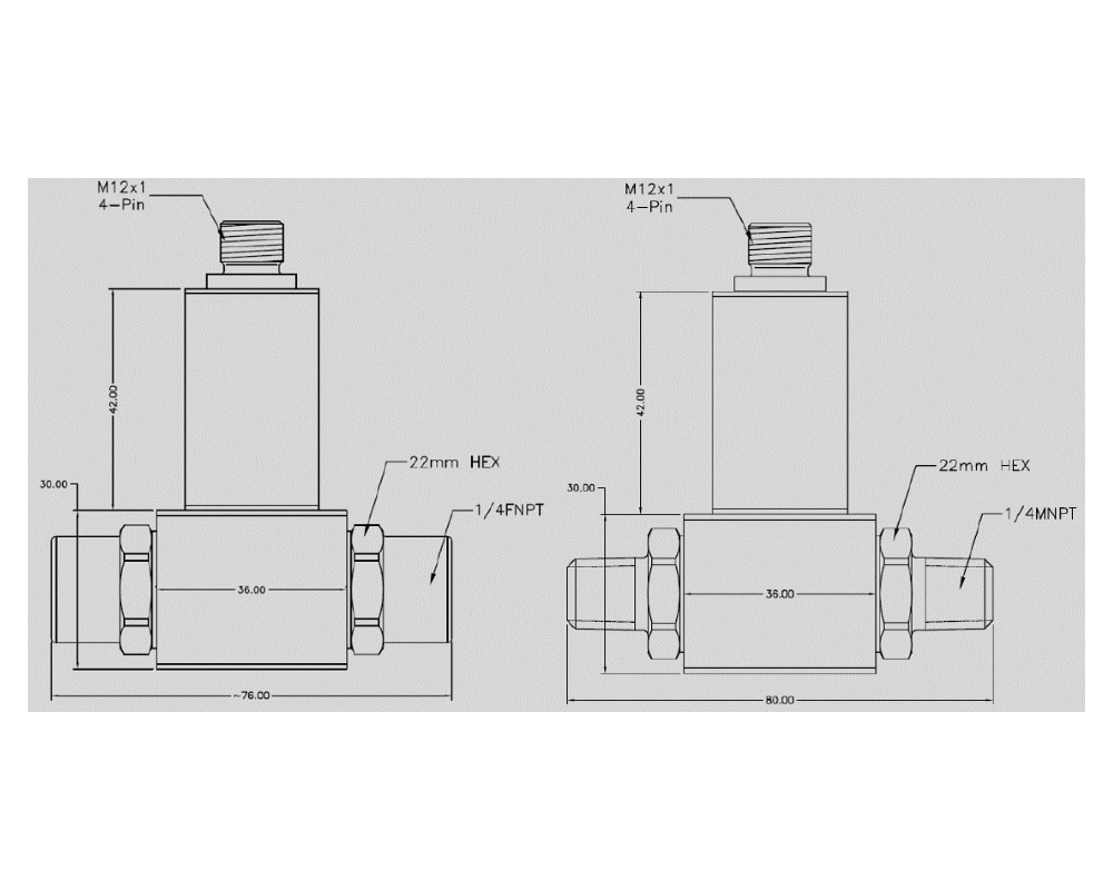 Core Sensors CS14 Wet/Wet Differential Pressure Transducer