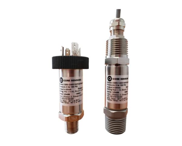Core Sensors Cs50 Non Incendive Pressure Transducer
