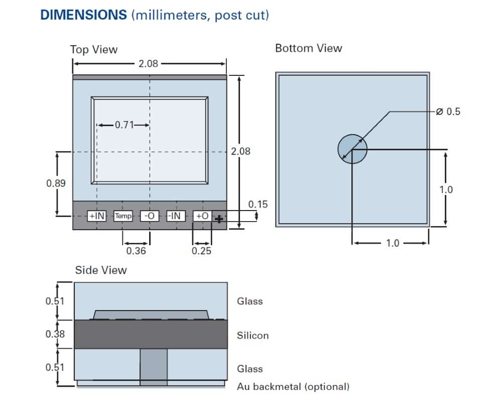 Merit Sensor HM Pressure Sensing Element Series | Rhopoint Components