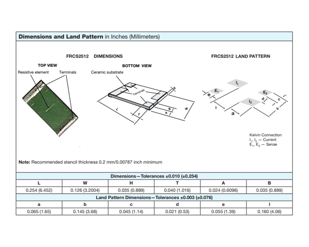VPG FRCS2512 - Rhopoint Components